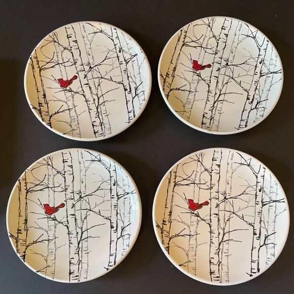 Signature Housewares Inc | Dining | Red Bird 21 Edition Appetizer Plate ...